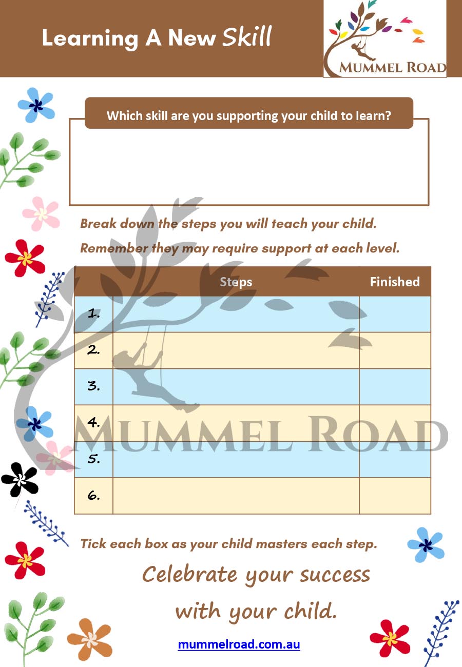 Teaching My Child A New Skill Mummel Road Autism Support For Families